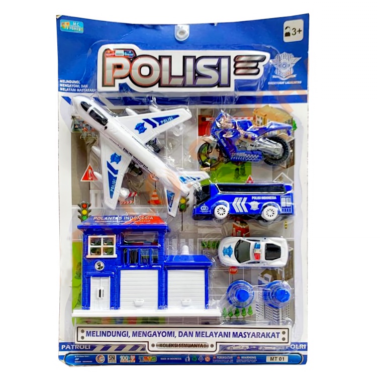 Complete Police Car Toy / Complete Set of Police Car House Toys MT01 ...