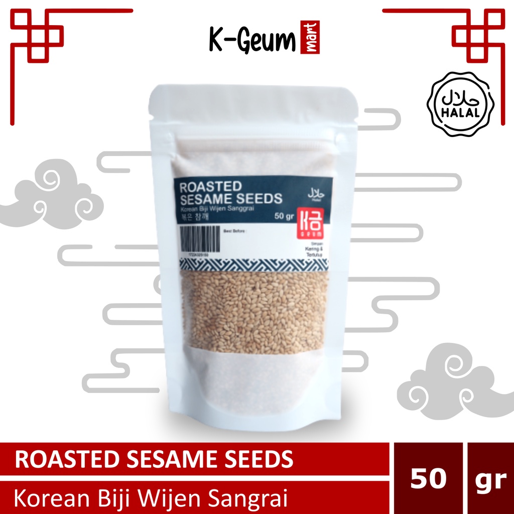 Korean Roasted Sesame Seeds Korean Roasted Sesame Seeds Halal | Shopee ...