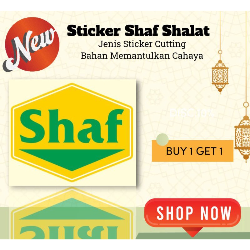 Shaf Prayer Sticker, Prayer Room Sticker, Islamic Sticker | Shopee Malaysia