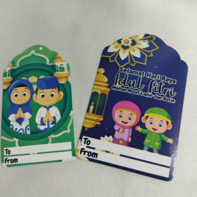 (10 Pcs) HANG TAG IDL FITRI EID HAMPERS HARI RAYA FREE LOOPIN | Shopee ...