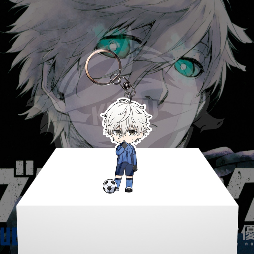 GANTUNGAN Nagi Seishiro Anime Blue Lock HP Keychain - Acrylic Keychain ...