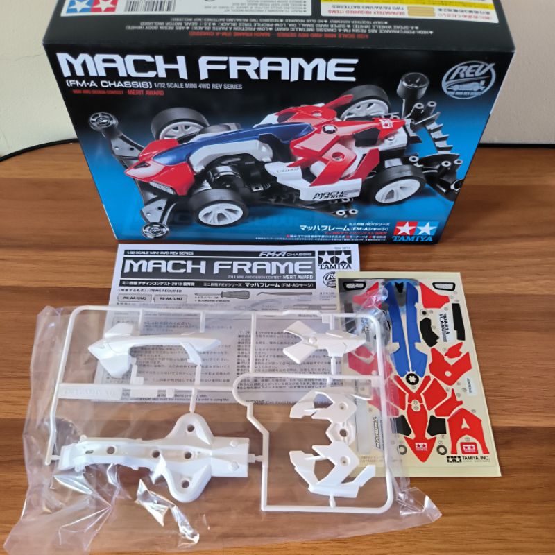 Tamiya 18714 Body Mach Frame Original + Decal + Box | Shopee Malaysia