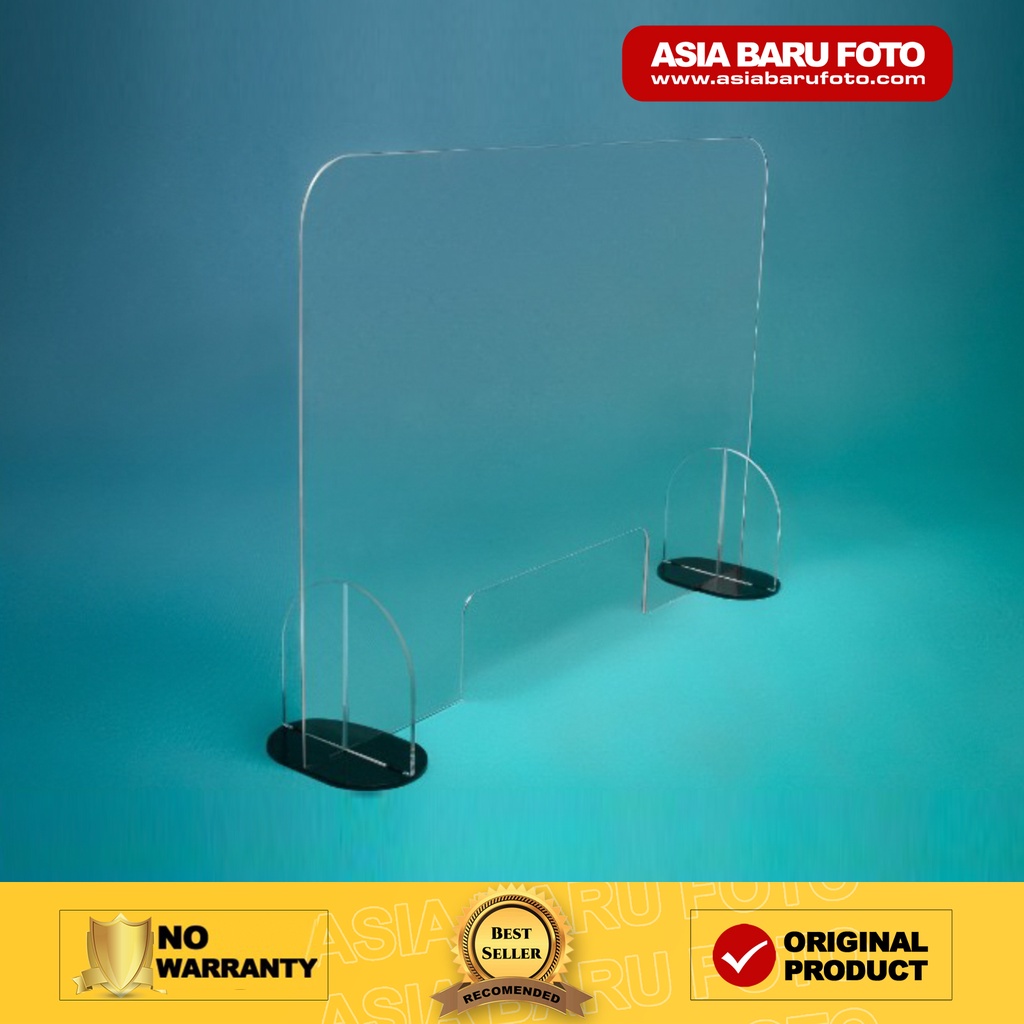 Partition / Divider / Table Divider Plain Acrylic Table 50cm X 50cm ...