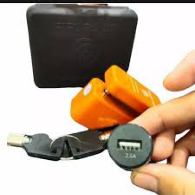 Disc Lock Lock (Dislock) & USB Charger Motor (Original FIF Froup ...