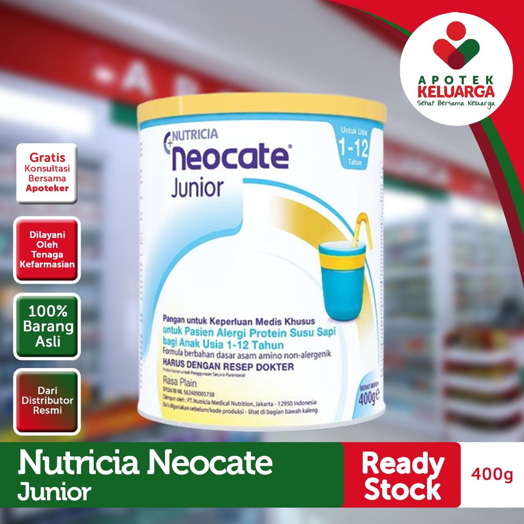 Neocate JUNIOR Milk 400 Grams Of PROTEIN Allergy Milk Children's ...