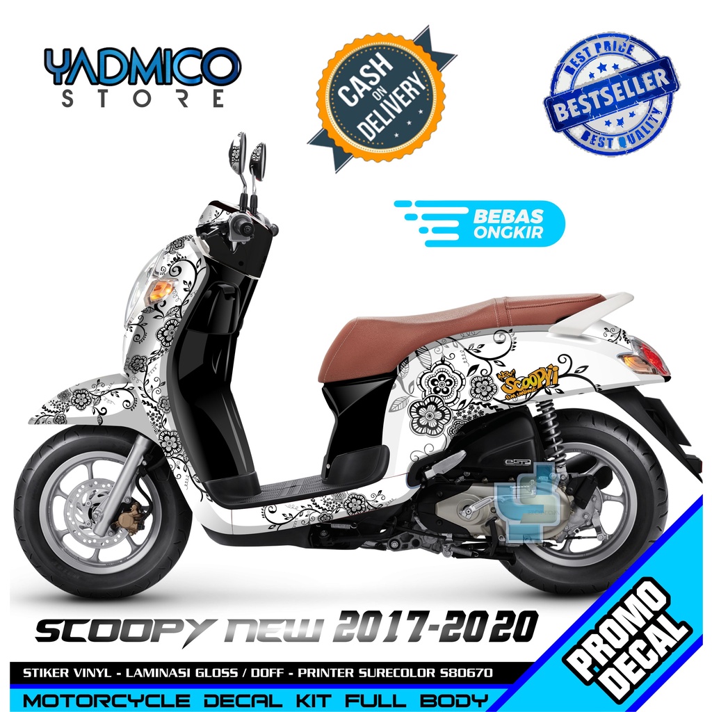 Scoopy 2018 Full Body Decal - 2019 Full Body Scoopy Motorcycle Sticker ...