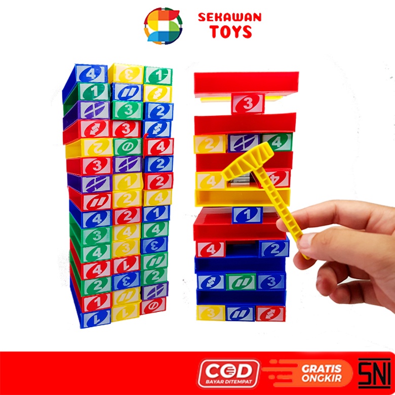 Stacko Pile Of Block Block Toy/Stacko Stacking Game | Shopee Malaysia