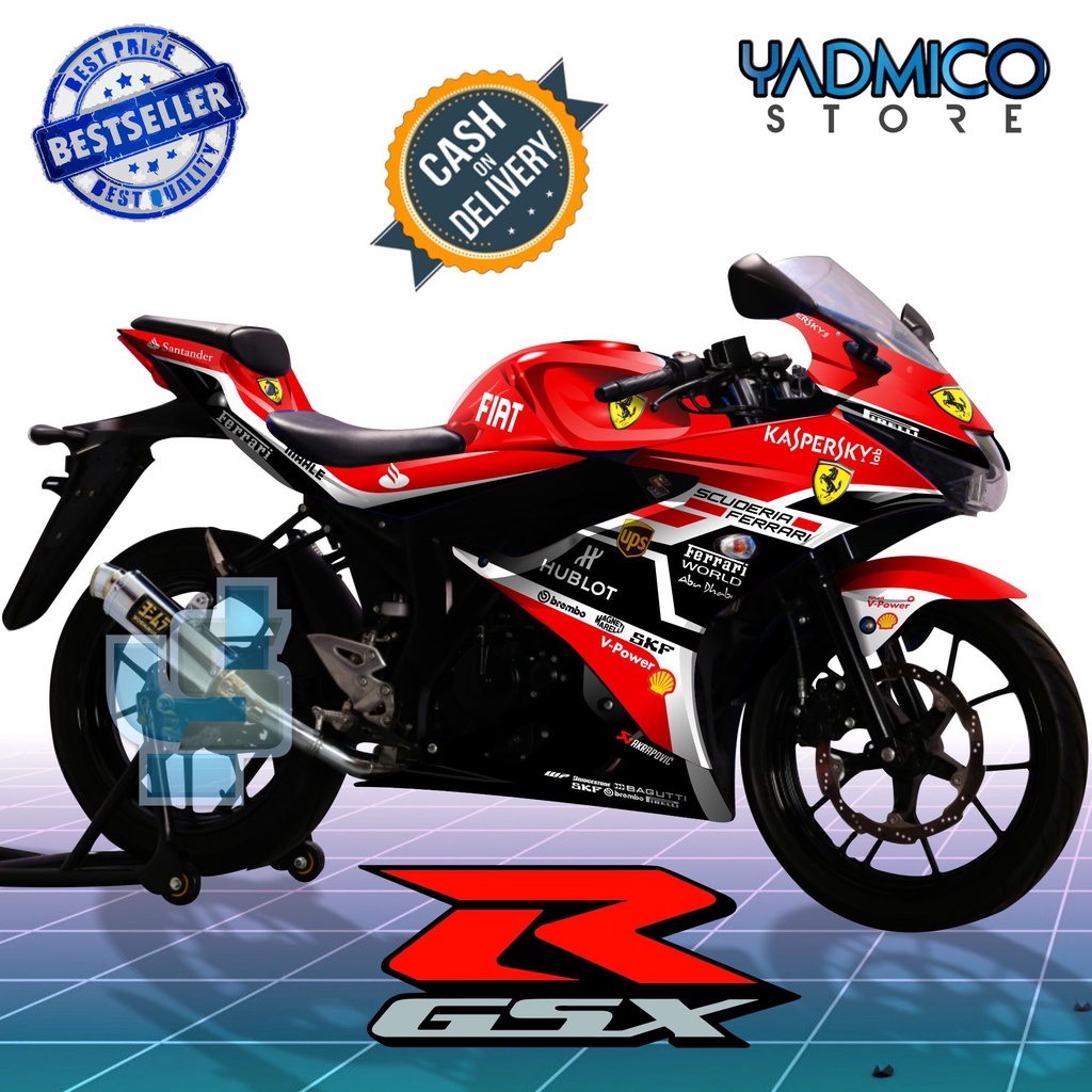 Gsx R150 Full Body Decal - GSX R150 Full Body Sticker - GSX R150 ...