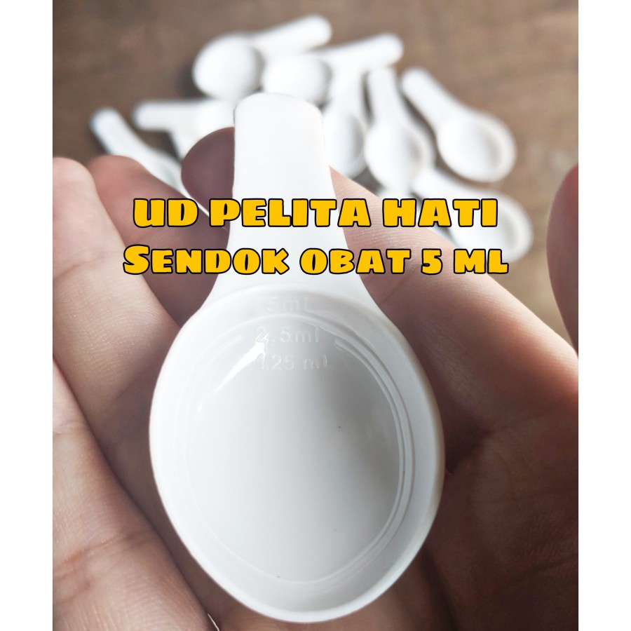 5ml Medicine Spoon/5Ml Measuring Spoon/5Ml Syrup Spoon (10Pcs Contents ...