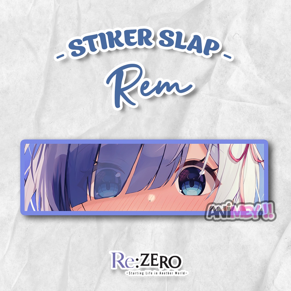 Rem Re Zero Slap Sticker/Waterproof Anime Slap Sticker | Shopee Malaysia