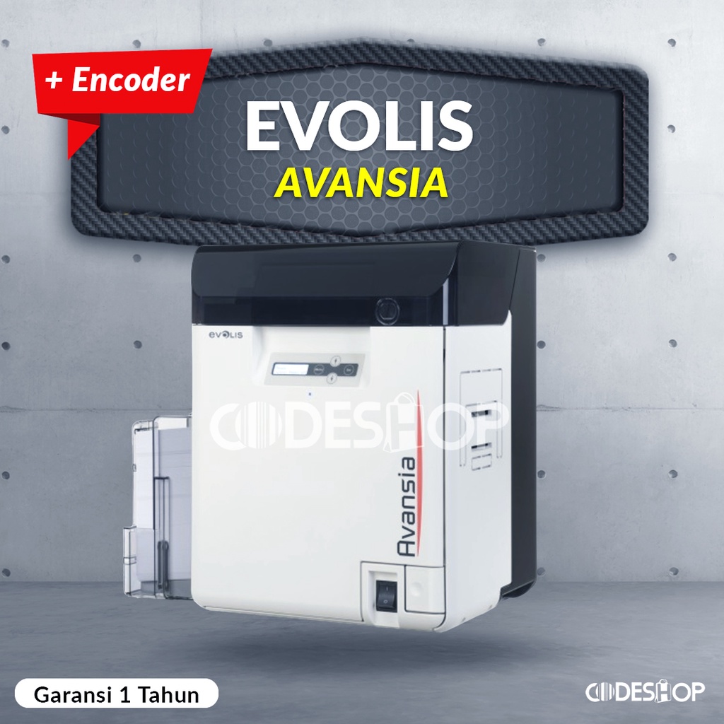 Printer ID Card Evolis Avansia SP00308 Duali Encoder Print PVC Card ...