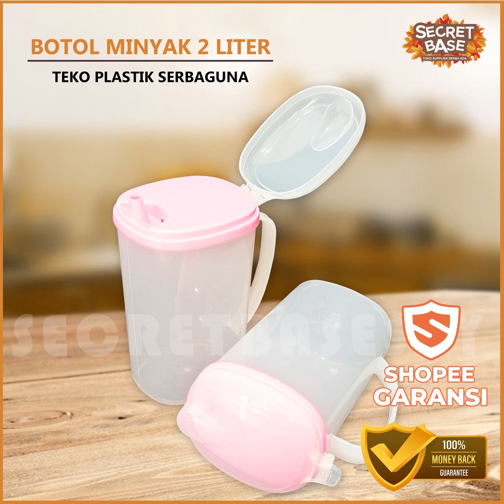 2 LITER OIL BOTTLE - Multipurpose Cooking Oil Container / Plastic ...