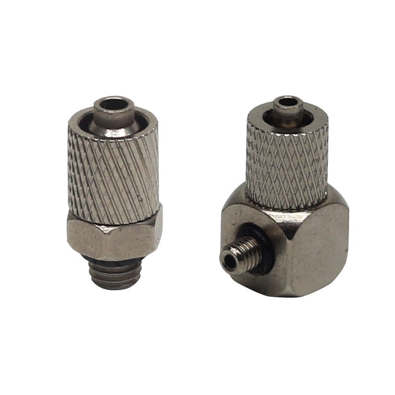 Miniature Fittings Male Thread M3 M4 M5 M6 Tube 4 6mm Pneumatic Pipe ...