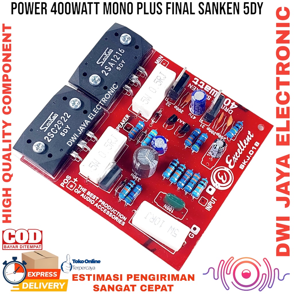 400 WATT MONO DRIVER PLUS SANKEN 5DY SUPER | Shopee Malaysia