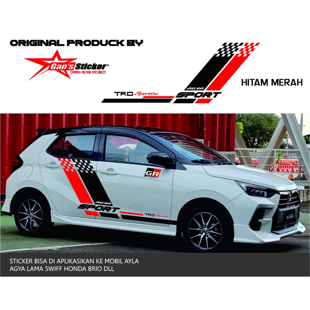 DAIHATSU AYLA STICKER 2023 ALL NEW TOYOTA AGYA 2023 AYLA ACCESSORIES ...