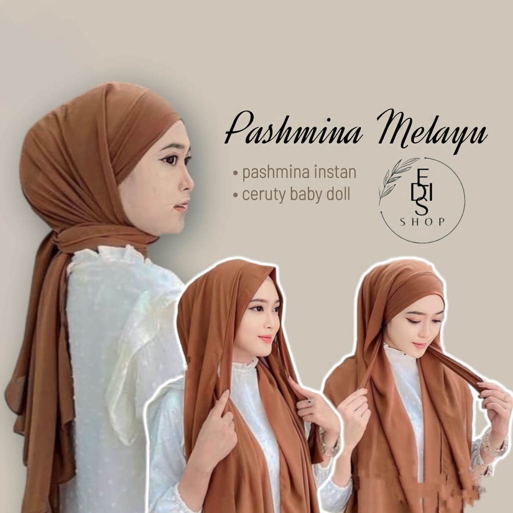 Premium Instant PASHMINA/ Malay PASHMINA/ Malay PASHMINA/ INNER ...