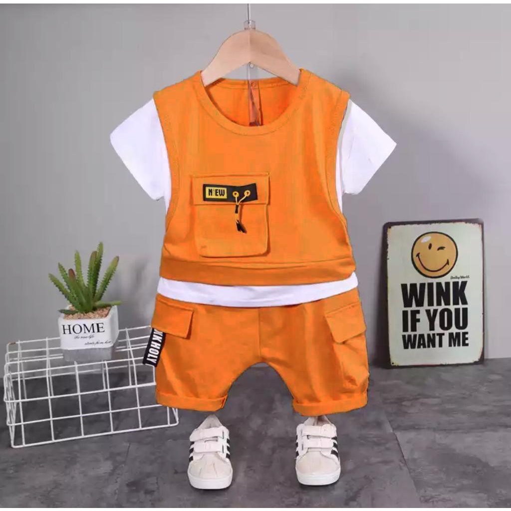 KATUN Boys Clothes Suit | Front Pocket Model | Boys Clothes 1-5 Years ...