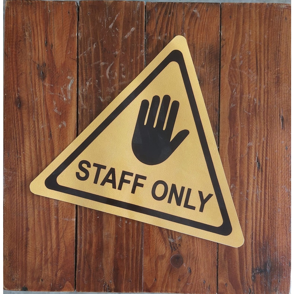Triangle Sticker No Entry Sign | Shopee Malaysia