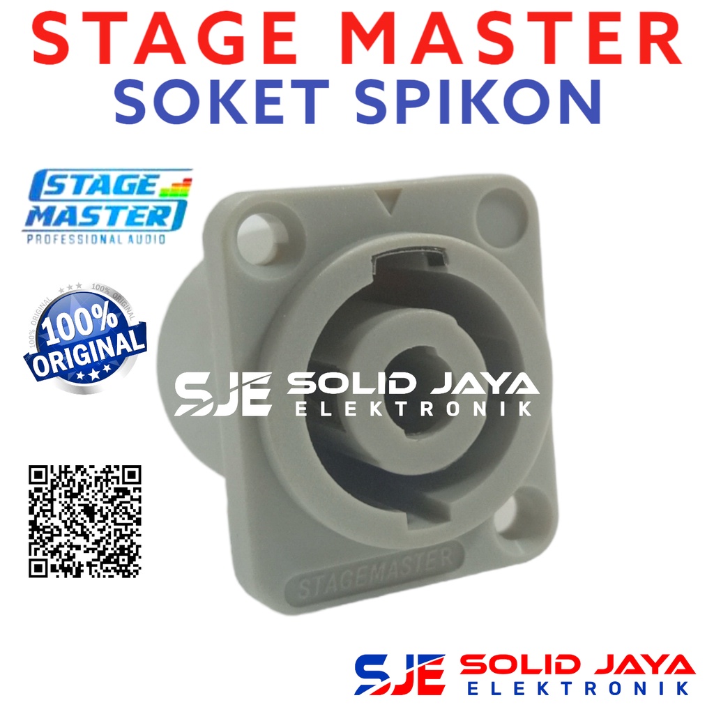ORIGINAL STAGEMASTER SPIKON SOCKET AMPLIFIER SPIKON SPEAKON SPICON ...