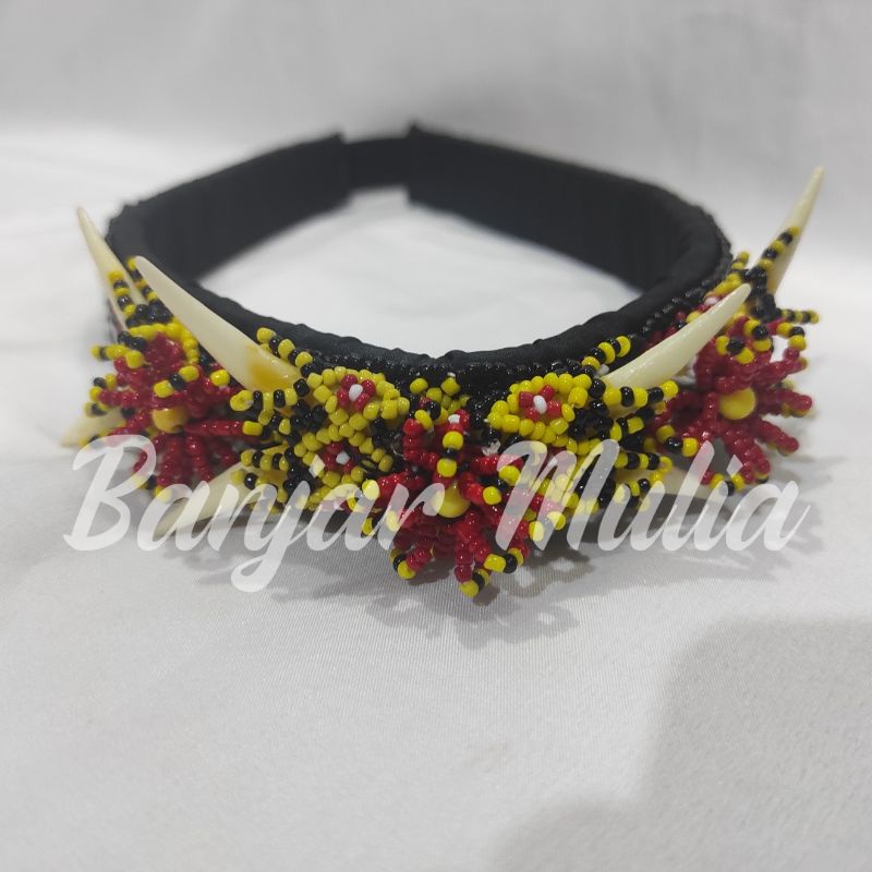 Kalimantan dayak fang bead bandana headband | Shopee Malaysia