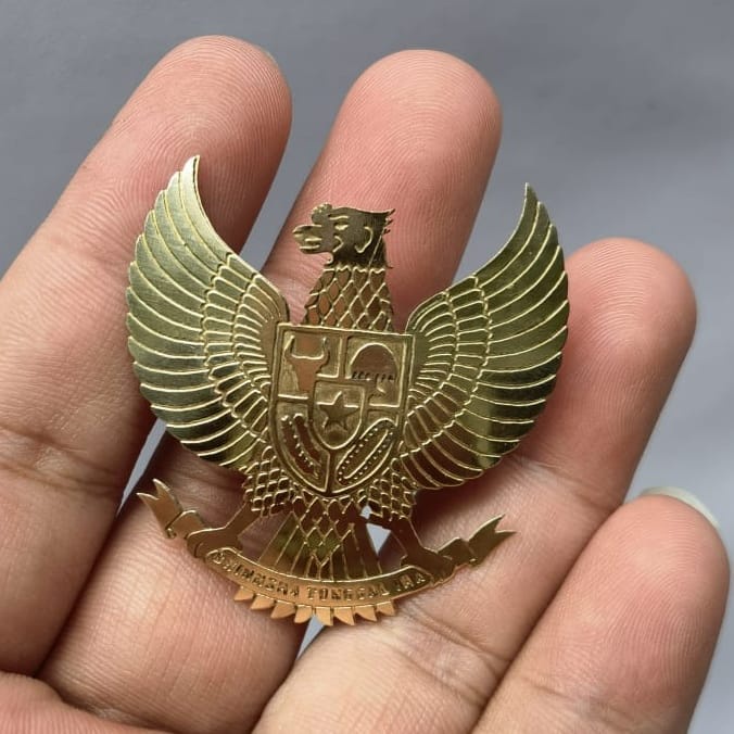 Garuda Pancasila Pin 4cm Brass Cap Badge B-303 | Shopee Malaysia