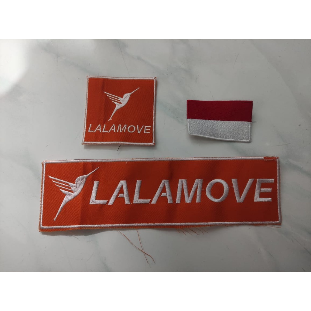 Lalamove Emblem Complete Package Basic Orange Computer Embroidery ...