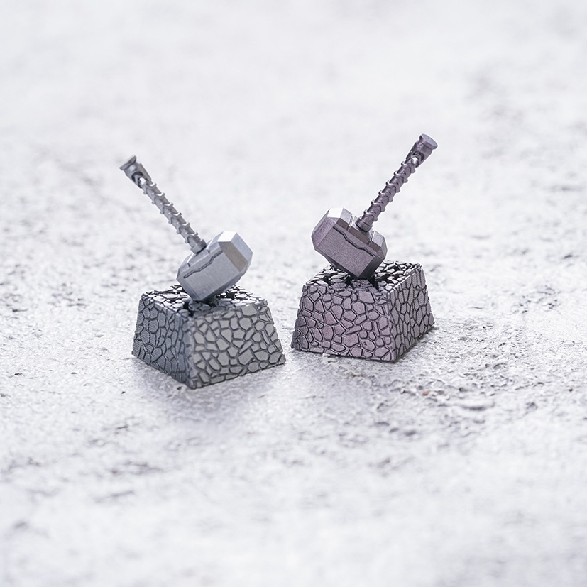 Keycaps Artisan Hammer Metal Keycap Mechanical Keyboard | Shopee Malaysia