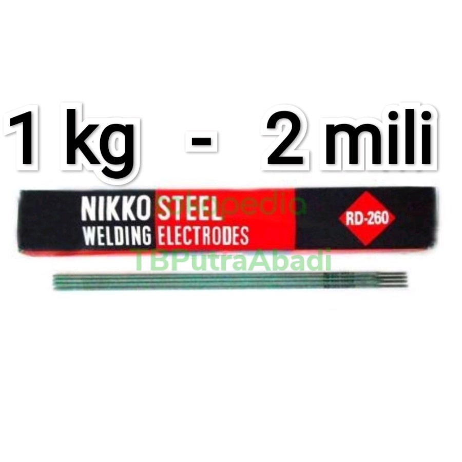 Welding Wire 2 MM Nikko Steel RD 260 Retail 1 kg Electrode 2.0 x 300 MM ...