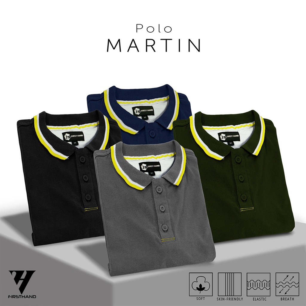 Men's Polo Shirt Short Sleeve Martin Polo Shirt Available In 4 Color ...