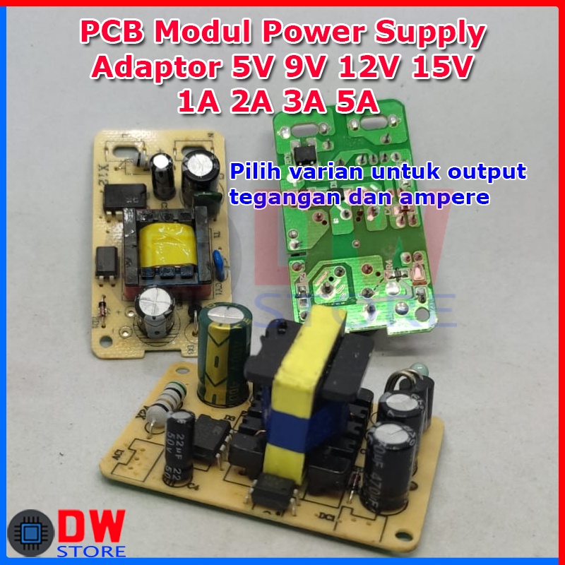 PCB Power Supply Module Adapter 5V 9V 12V 15V 1A 1.5A 2A 3A 3.5A 4A 5A ...