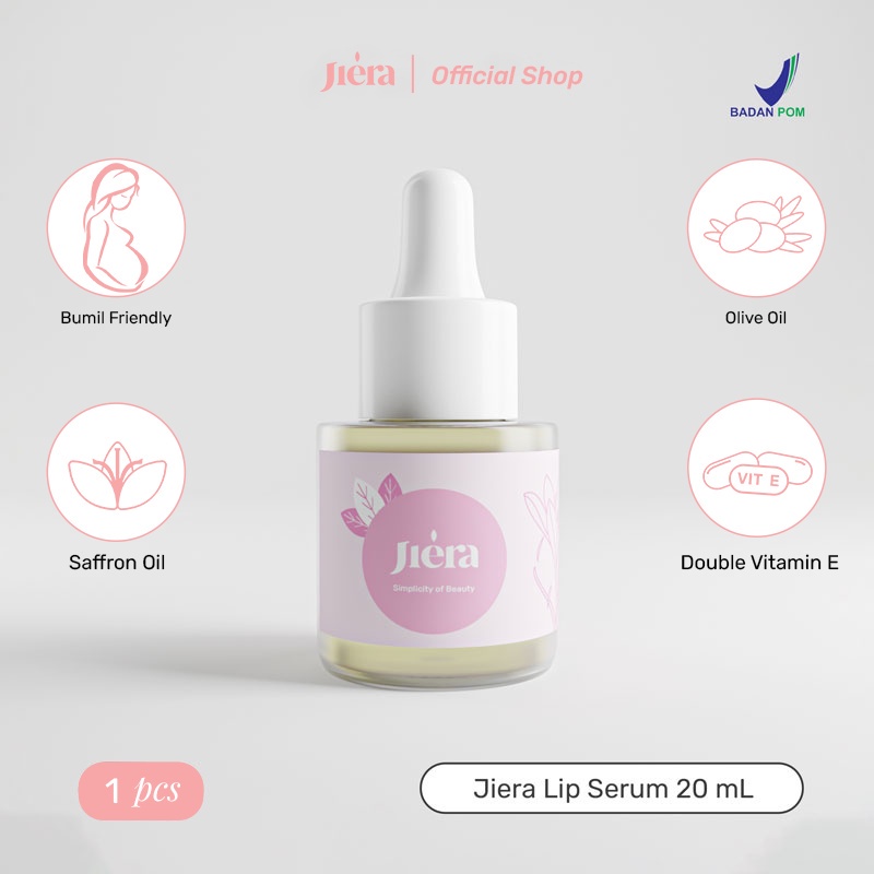 Jiera Natural Lip Serum 20ml | Shopee Malaysia
