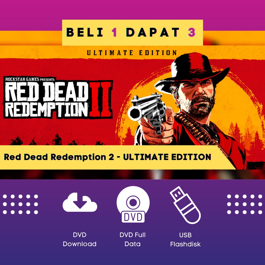 Red Dead Redemption 2 / RDR 2 | Original PC games | Shopee Malaysia