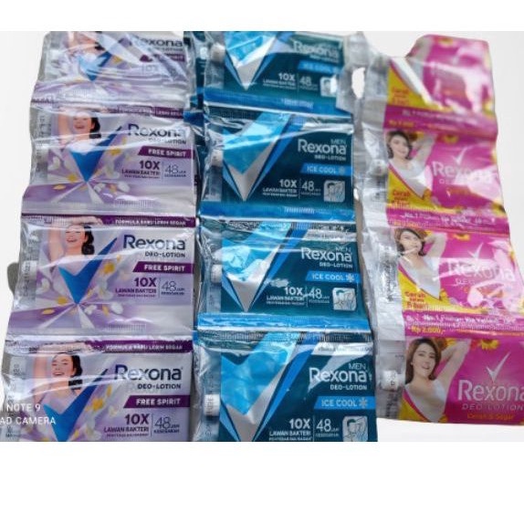 REXONA (1 Plan contains 12 sachets) SOREXONA Sachet - Deodorant Lotion ...