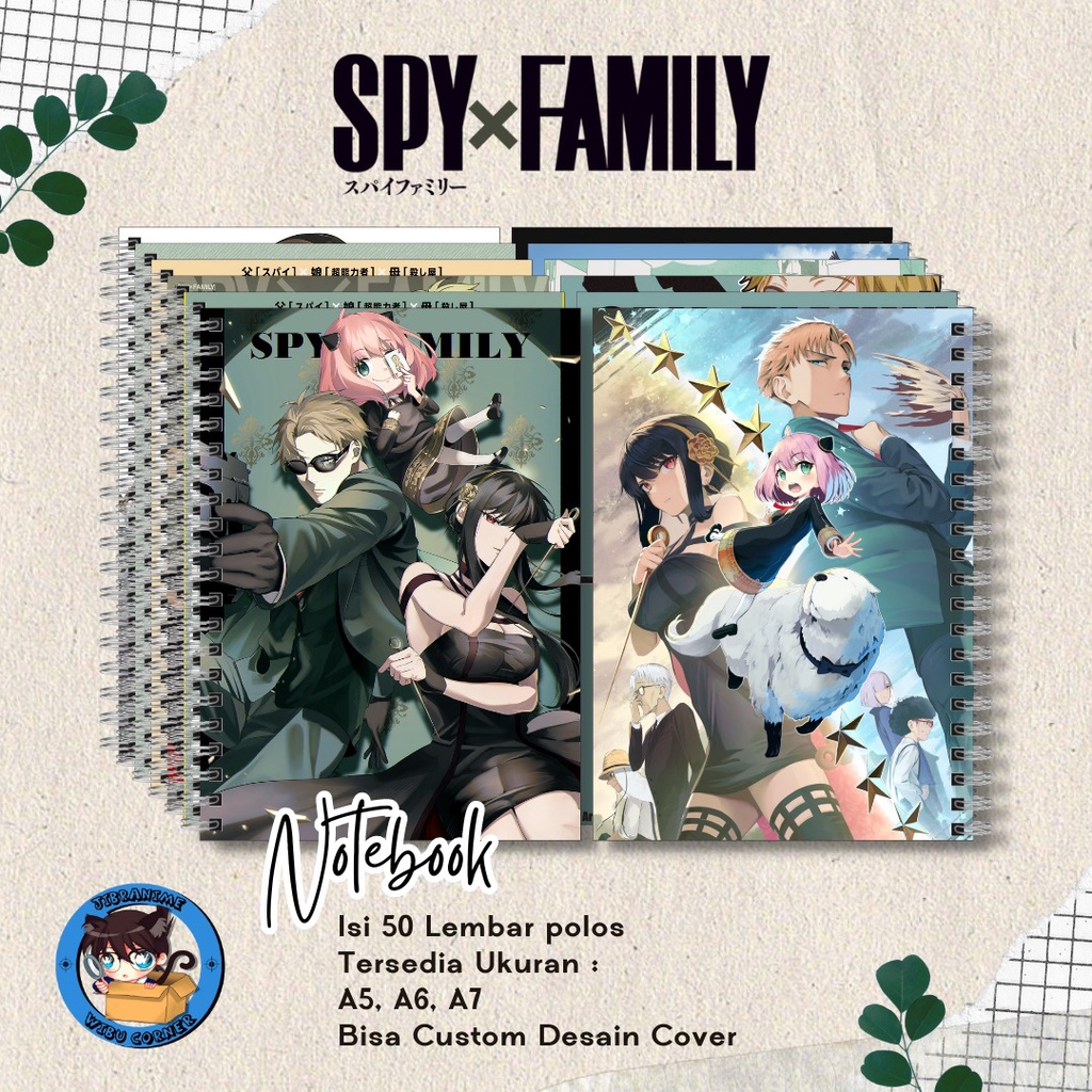 Spy x family note book / spy x family notebook / notebook | Shopee Malaysia
