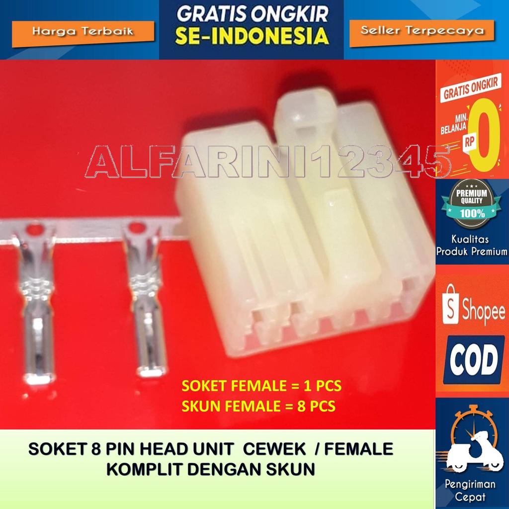 Toyota daihatsu 8 pin Female audio socket - Toyota Kijang Grand Exta ...