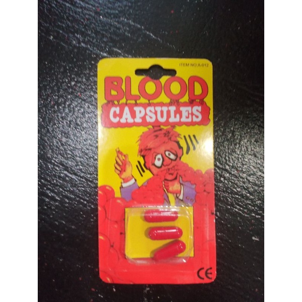 Blood capsules (fake blood) | Shopee Malaysia