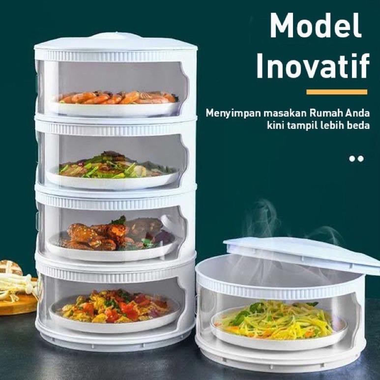 Latest Trends [ACQ] 4 Layer Food Storage / 4 Tier Serving Hood Storage ...