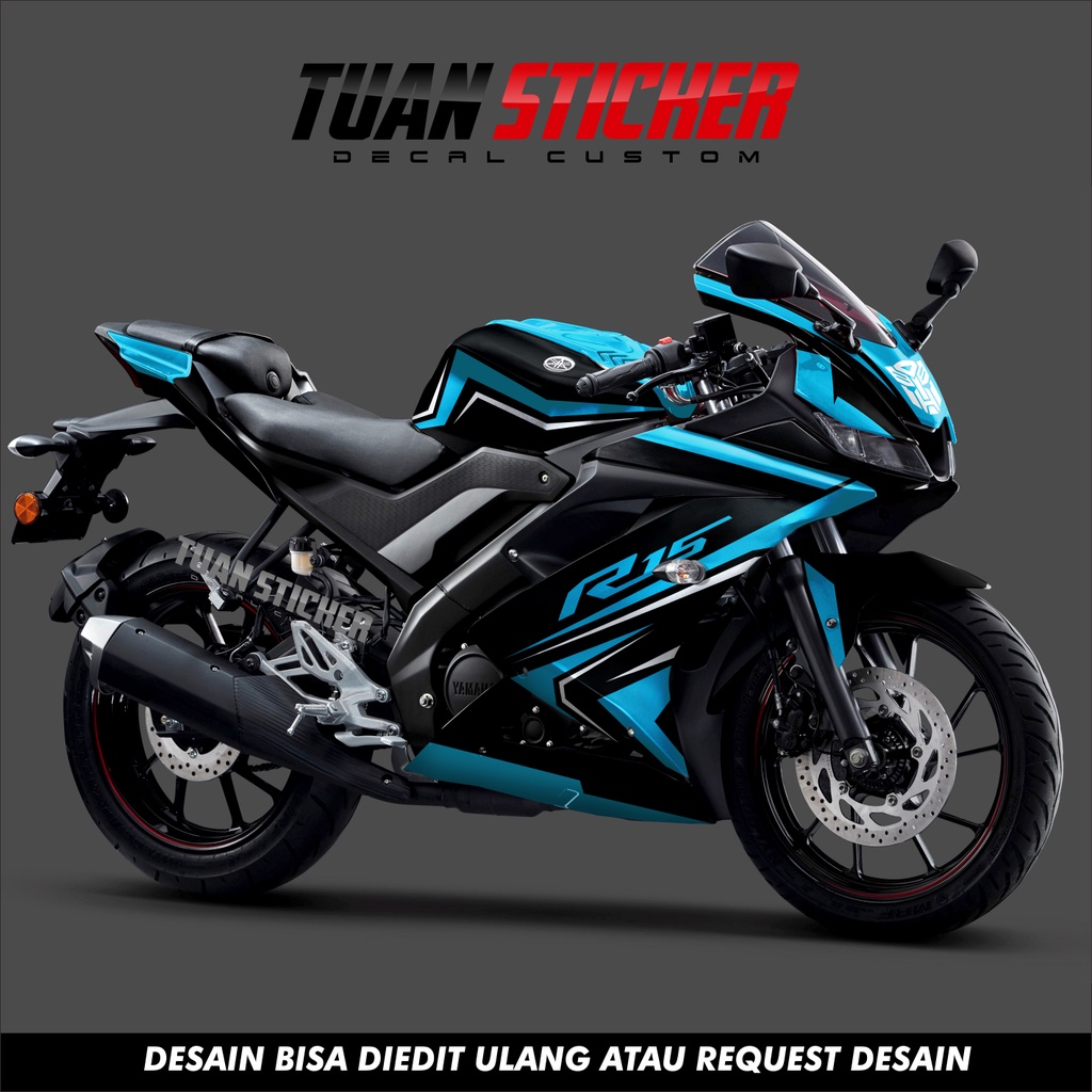 Yamaha R15 V3 Full Body Striping Decal Sticker, Blank Code One | Shopee ...