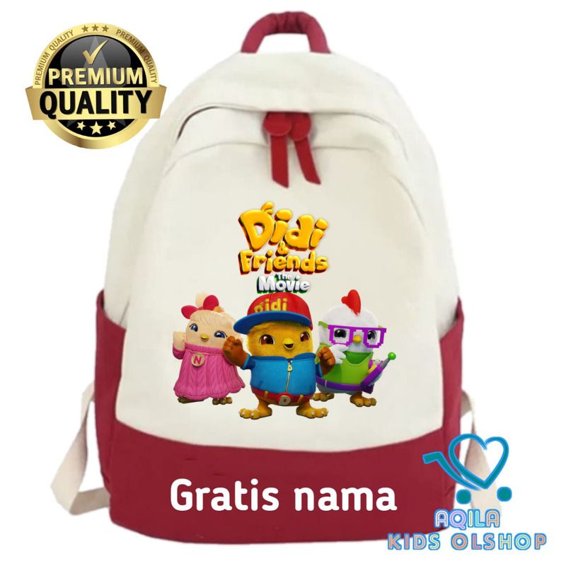 Didi and friends the movie children's school bag | Shopee Malaysia