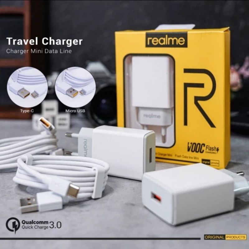 Original Realme 5 5i 5S Charger Fast Charging Micro USB / Realme 10W Charger / Realme 10 WATT ...