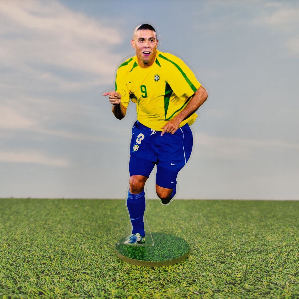 Standee Action Figure Ronaldo Nazario Brazilian Legend Player | Shopee ...