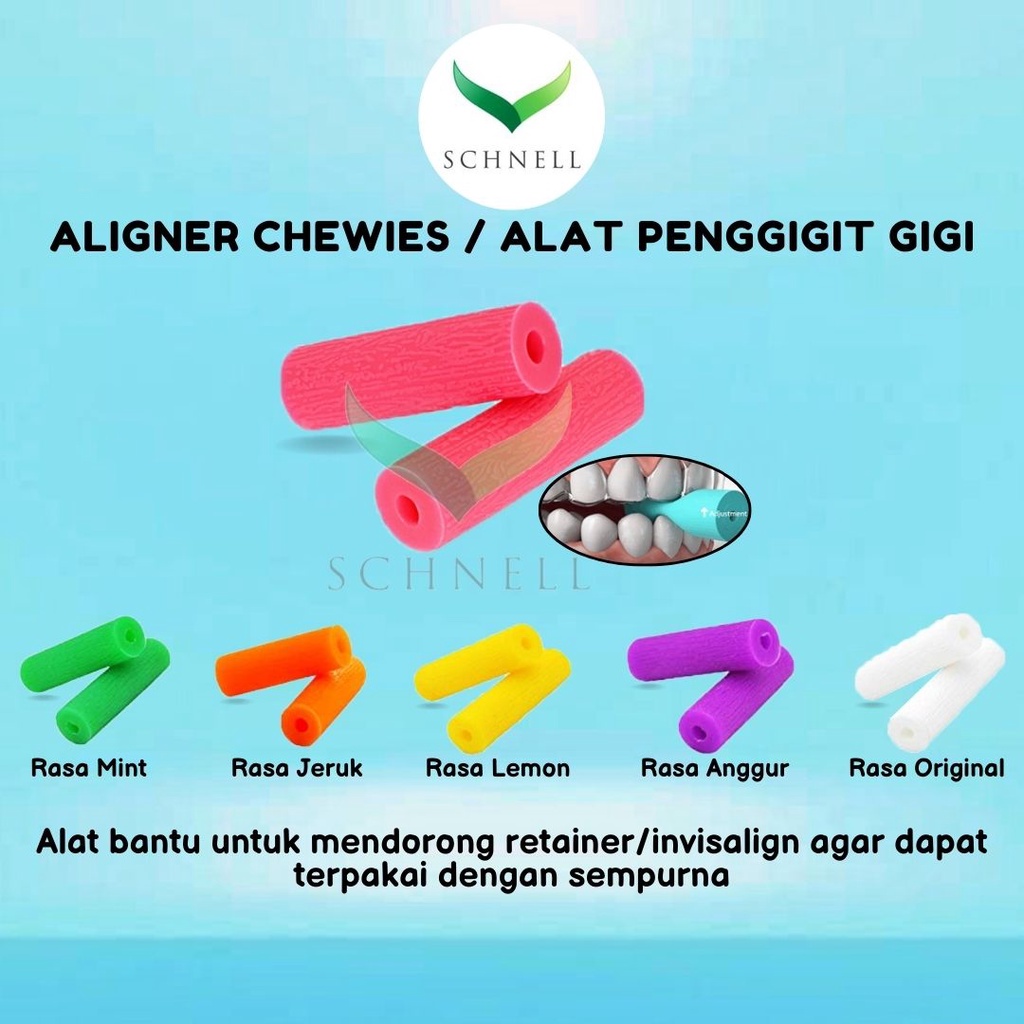 Retainer Biting Tool / Aligner Orthodontic Braces / Chewies (Strawberry ...
