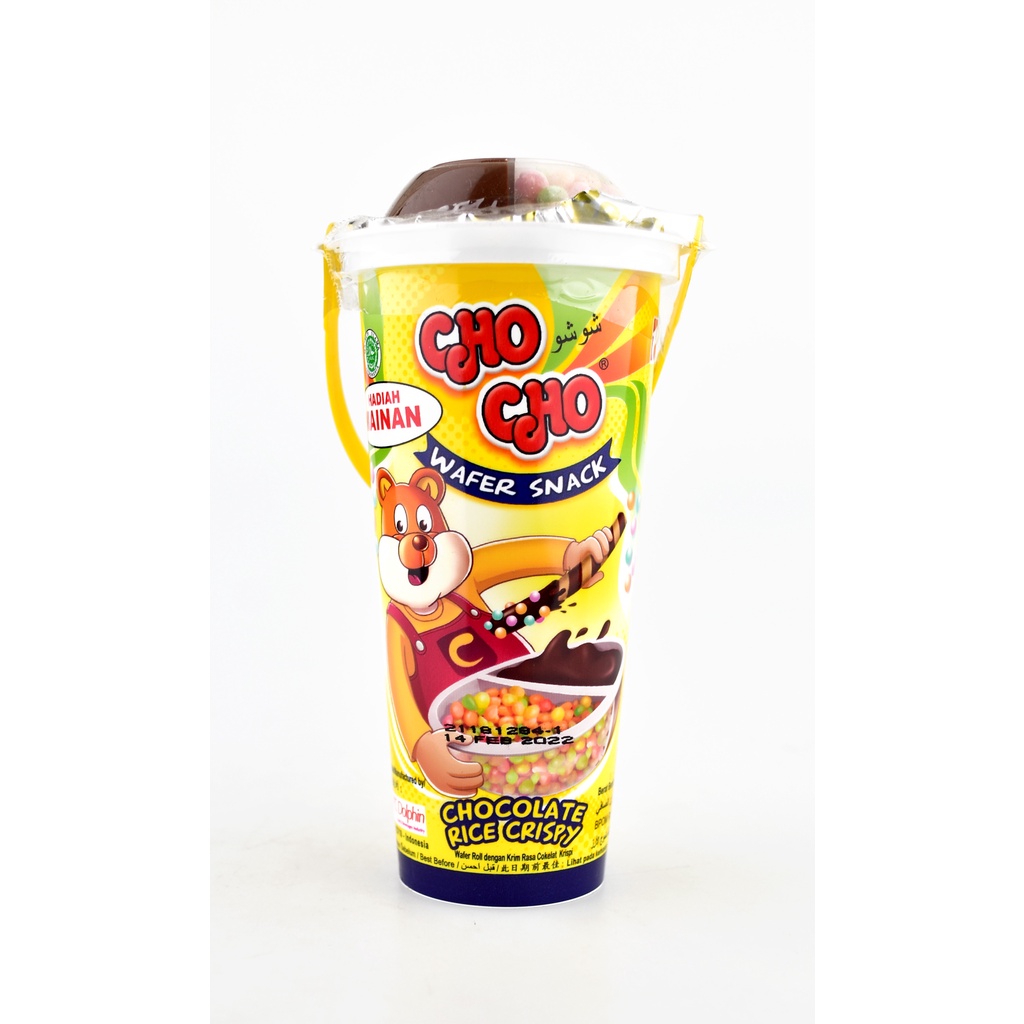 Biscuit CHO CHO WAFER SNACK RICE CRISPY 33 GR | Shopee Malaysia