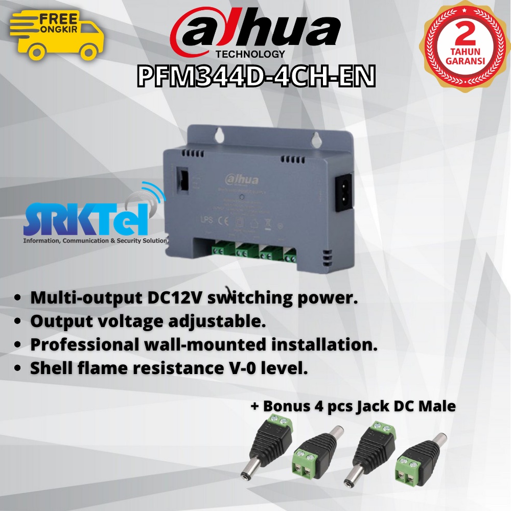 Dahua DH PFM344D-4ch-EN PSU 4ch Power Supply 5A | Shopee Malaysia