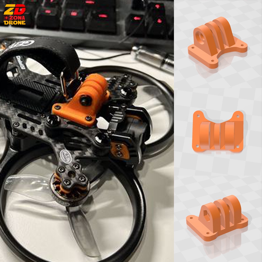 Geprc Cinemabot30 Gopro Mount FPV Drone 3D Print | Shopee Malaysia