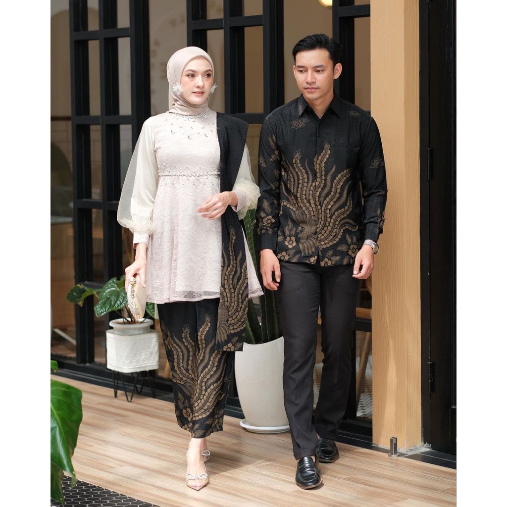 Nadine Series Latte Batik Couple Kebaya Kebaya Modern Kebaya Fiance ...