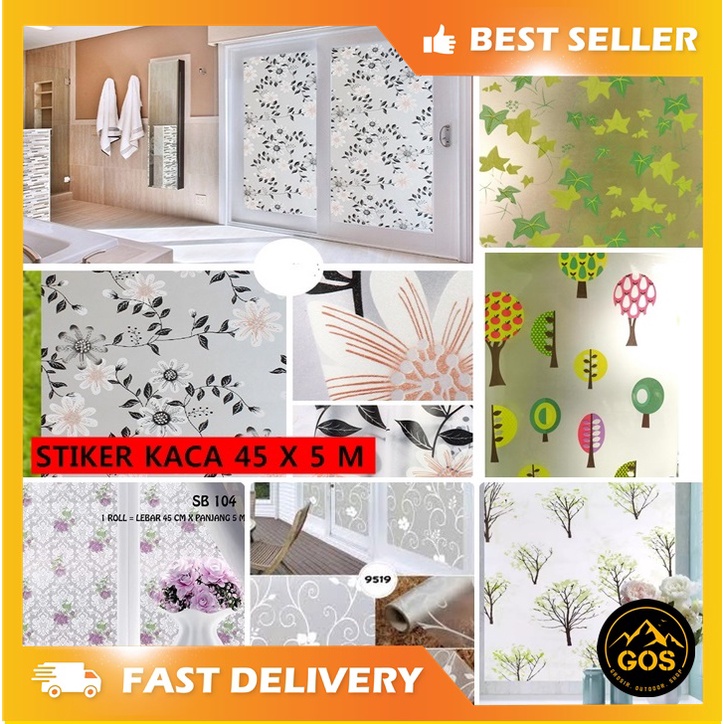 5 METER SUNBLAST MOTIF WINDOW GLASS STICKER 45 CM X 5 METER STICKER ...