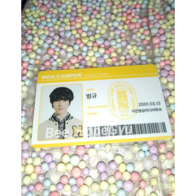 Photocard id card beomgyu txt tomorrow x together Moa production ...