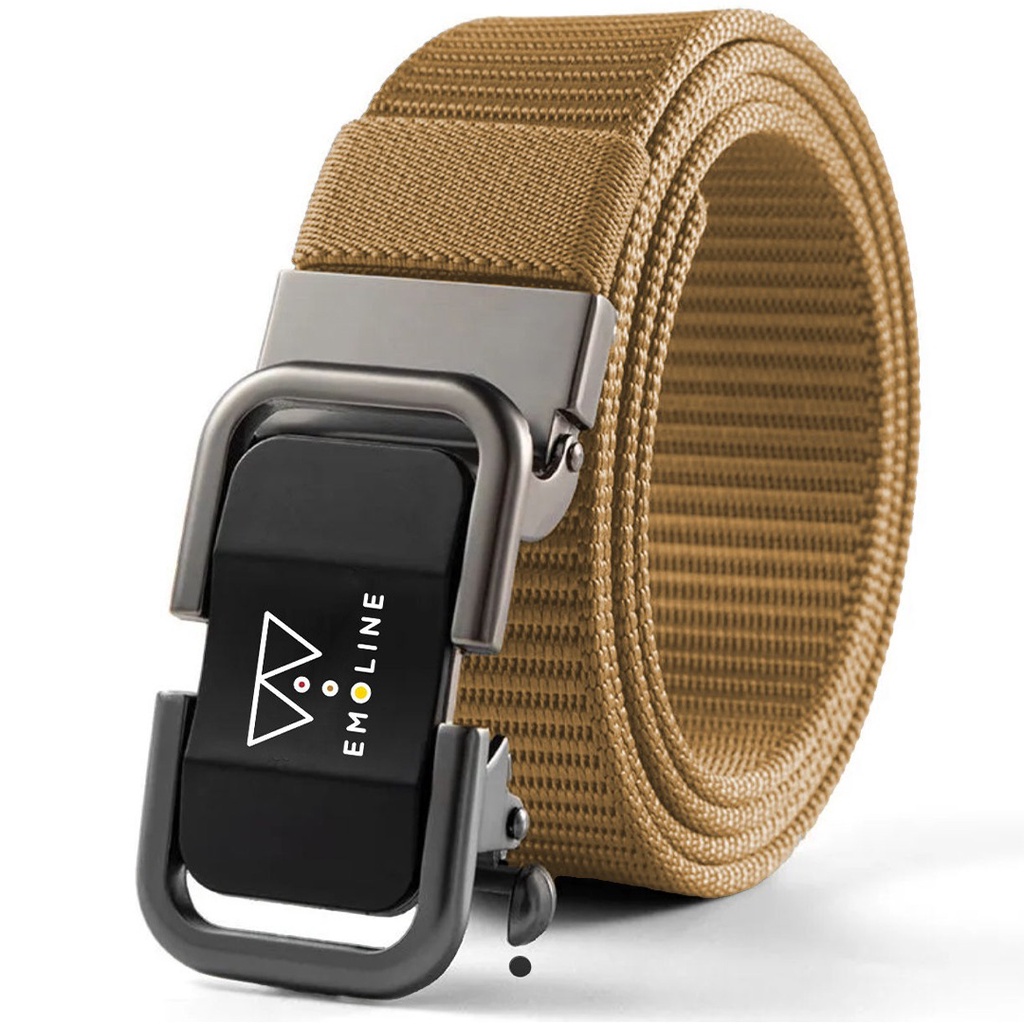 Emoline Cream Color Nylon Men's Belt - Men's Belt | Shopee Malaysia
