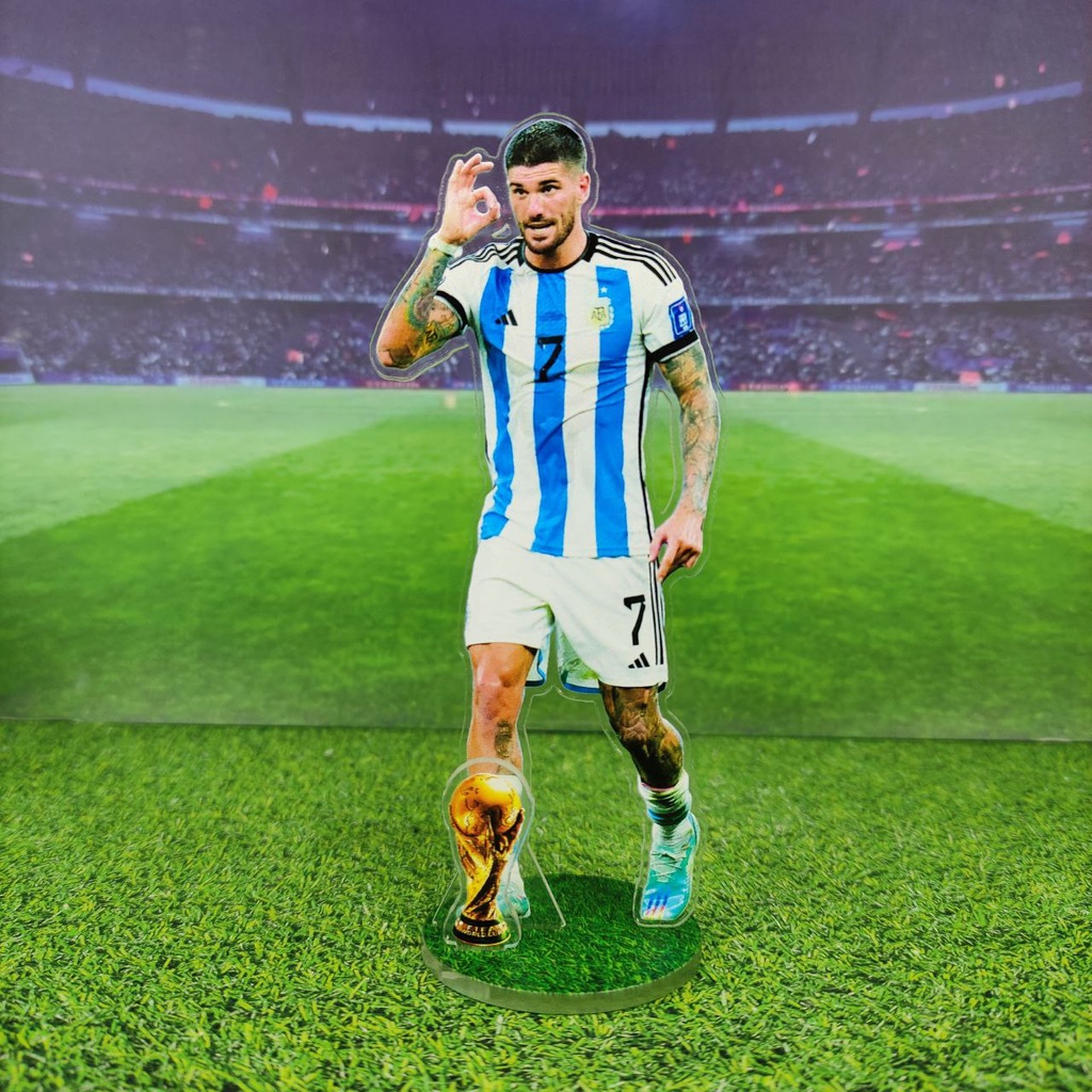 Standee Action Figure Rodrigo De Paul Argentina Qatar World Cup ...